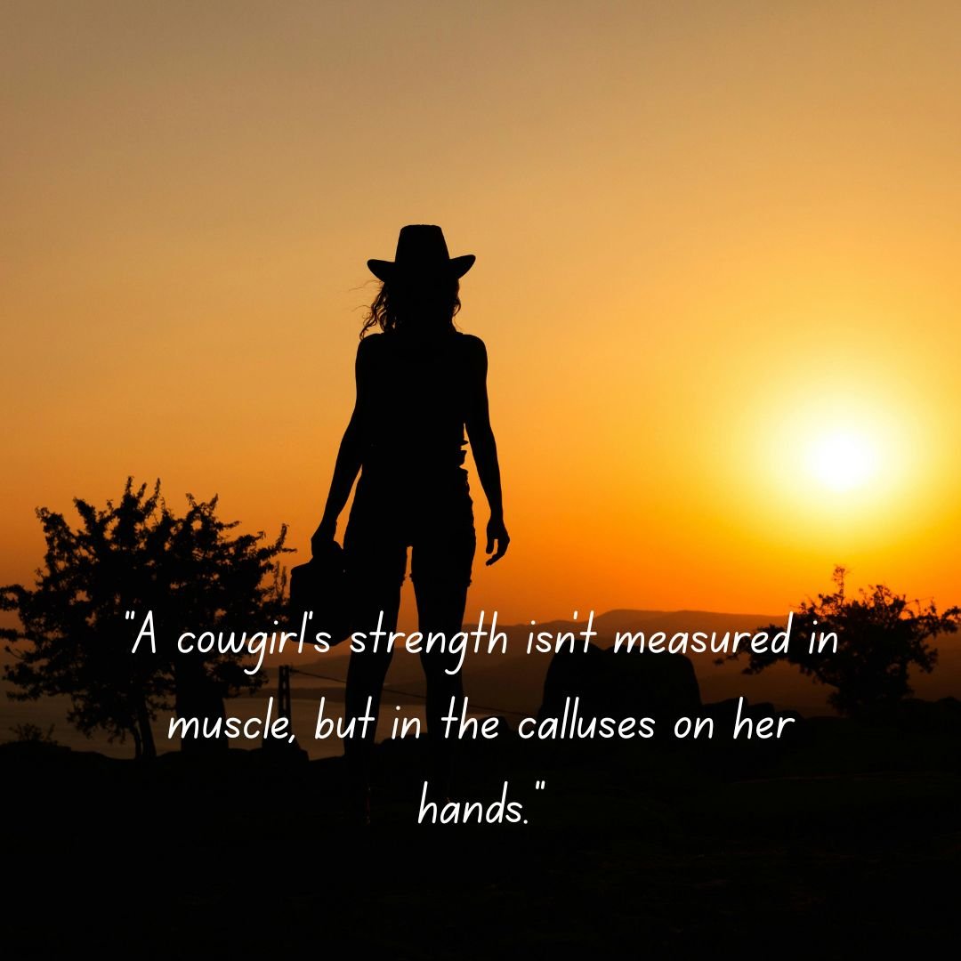 Top 150+Cowgirl Quotes About Strength, Courage, and Grit - Quote Nestle