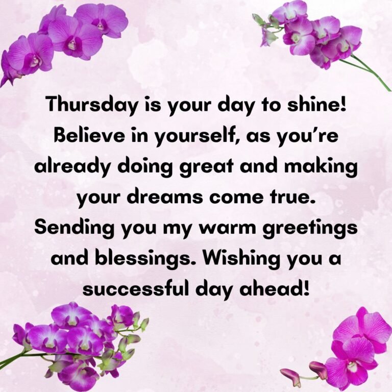60+ Happy Thursday Blessings to Brighten Your Day