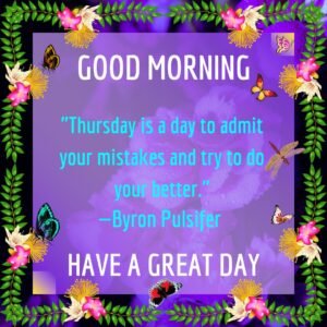 80+ Motivational Happy Thursday Images & Blessings