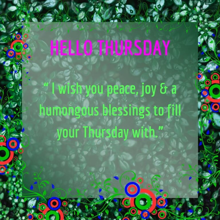 80+ Motivational Happy Thursday Images & Blessings