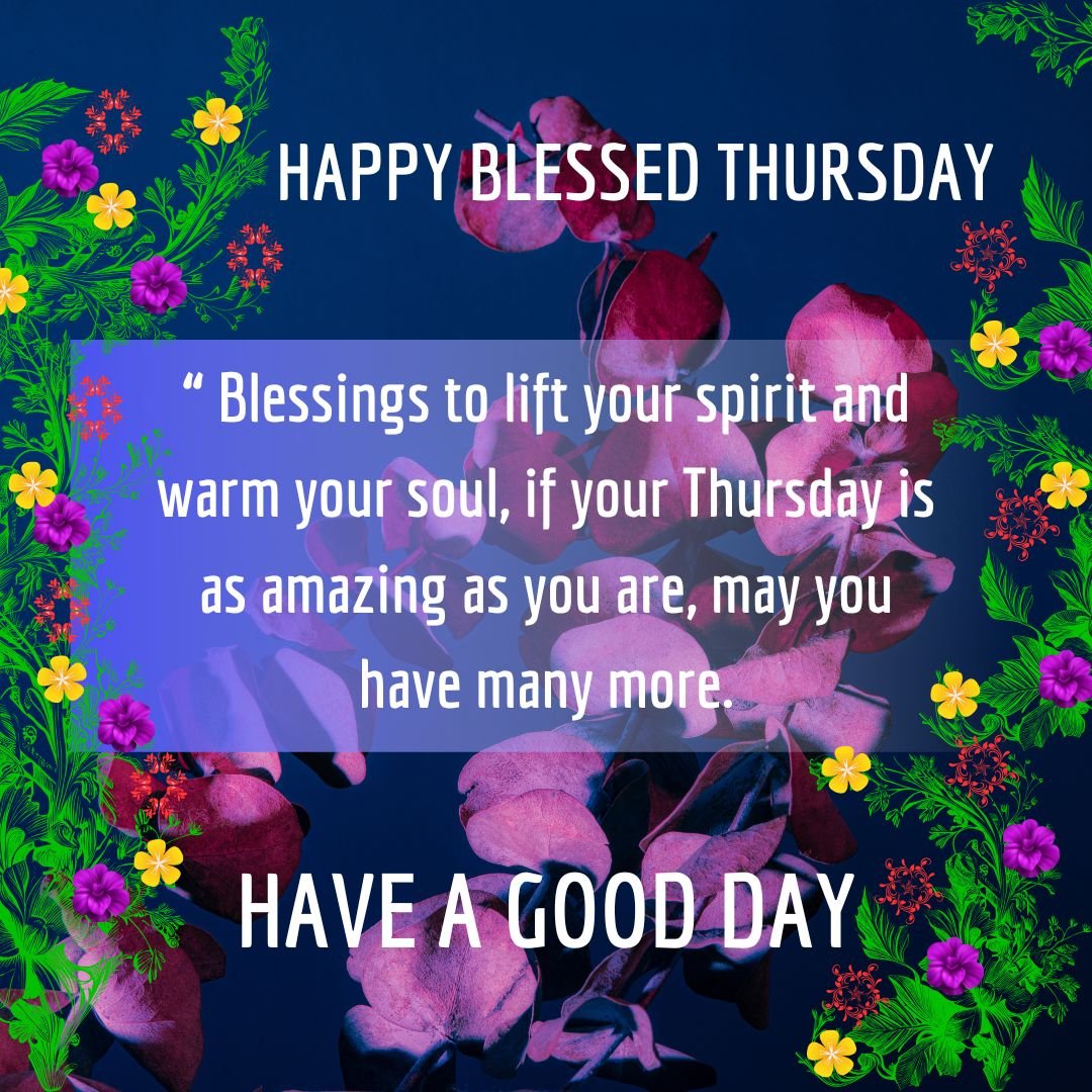 80+ Motivational Happy Thursday Images & Blessings
