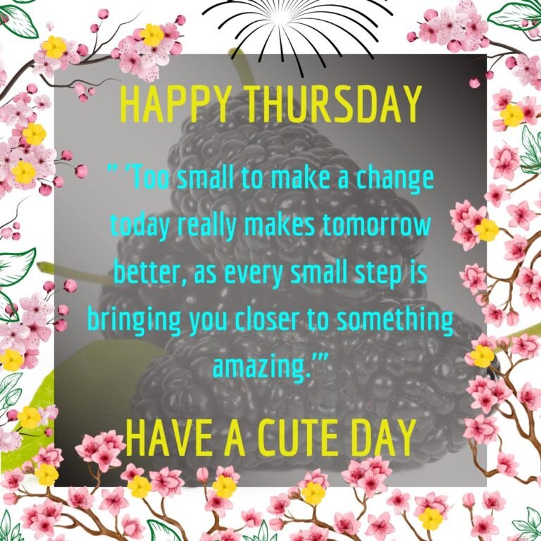 80+ Motivational Happy Thursday Images & Blessings