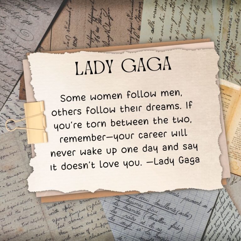 100+ Powerful Lady Gaga Quotes